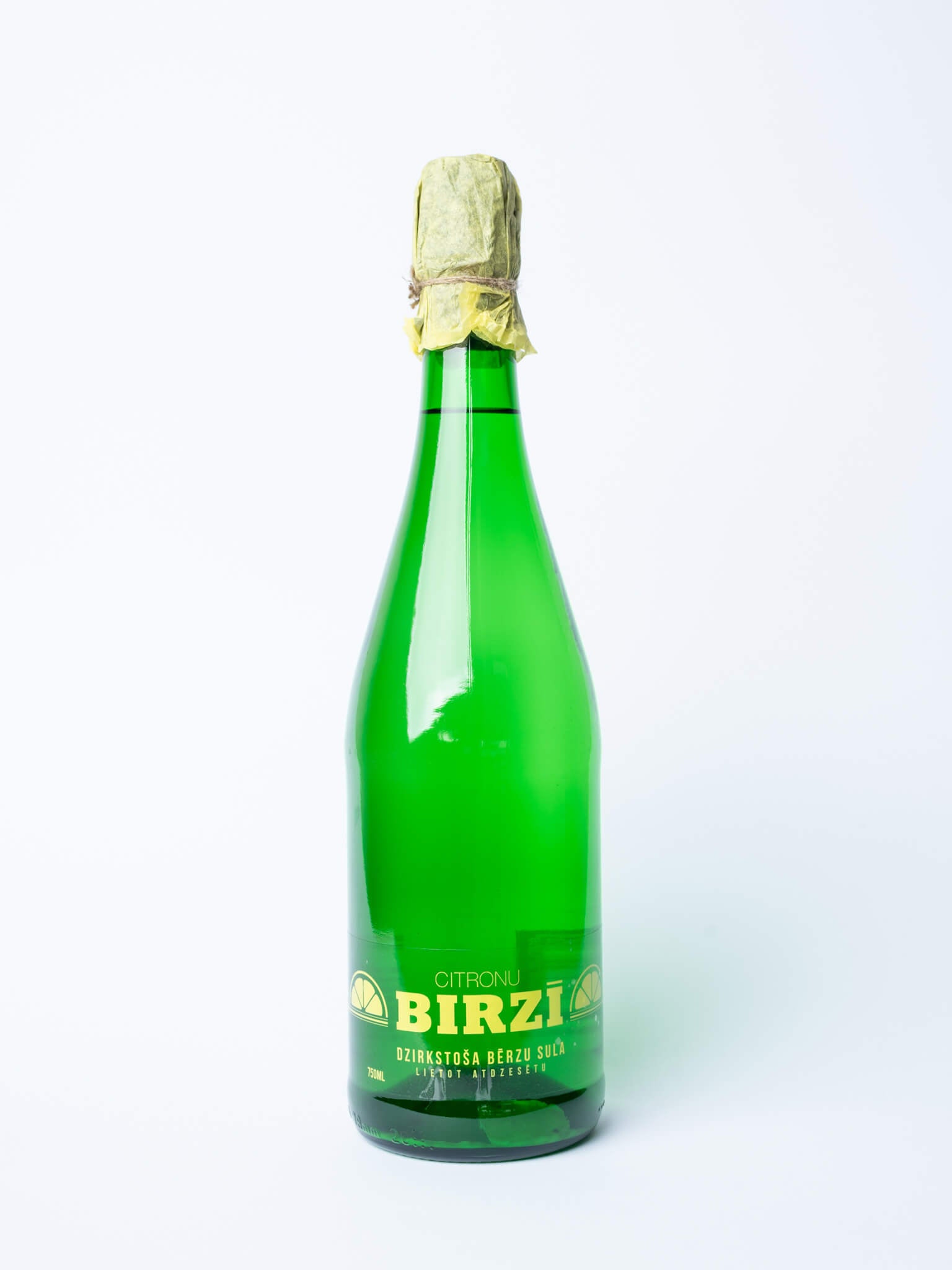Dzirkstošā bērzu sula BIRZĪ ar citronu, BIO, 6 x 0.75l vai 12 x 0,75l